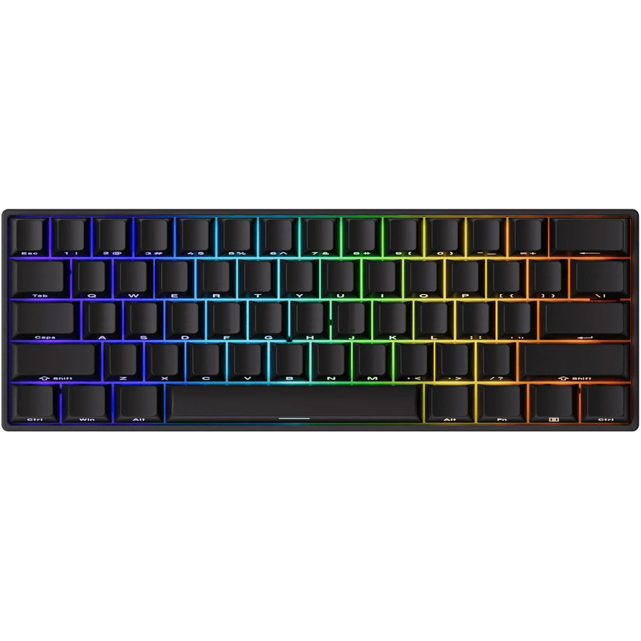 Akko Monsgeek Fun60 Pro 60% Wireless Hall-Effect Gaming Keyboard Black ...