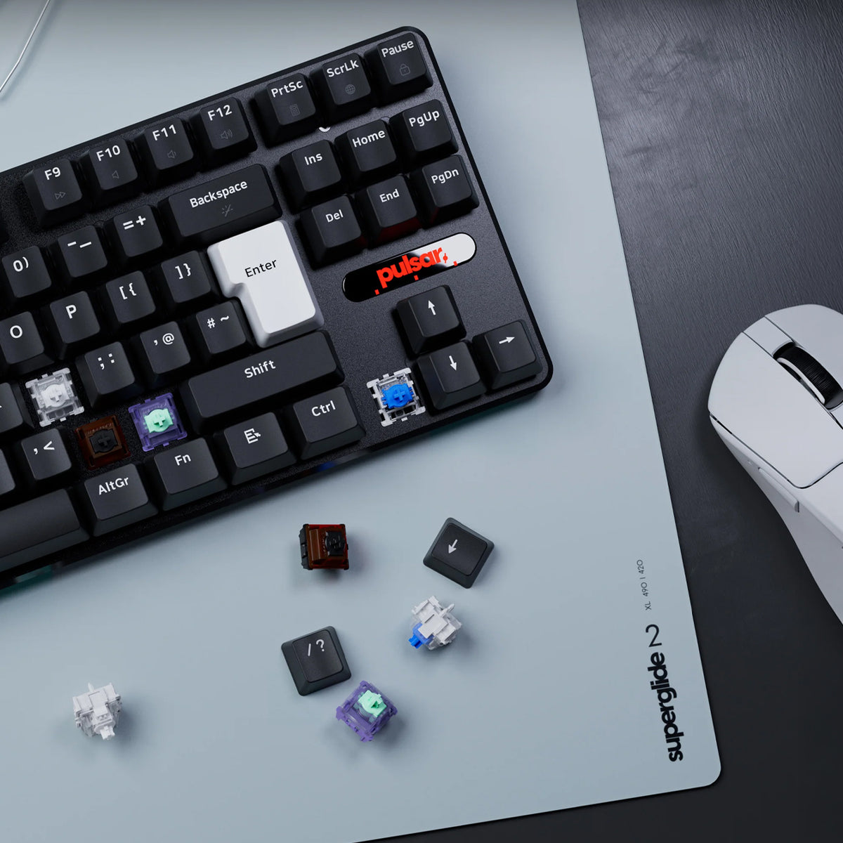 Pulsar Mouse + Keyboard + Mousepad Bundle – Computer Lounge