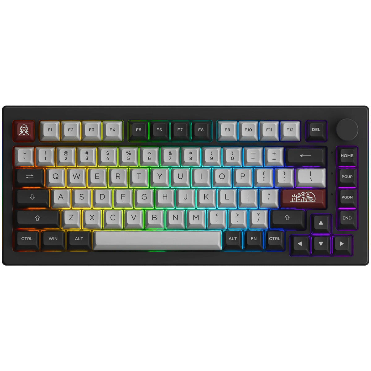 Akko 5075B Plus Dracula Castle 75% RGB Wireless Mechanical Keyboard ...