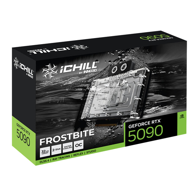 INNO3D GeForce RTX 5090 ICHILL FROSTBITE 32GB Graphics Card – Computer ...