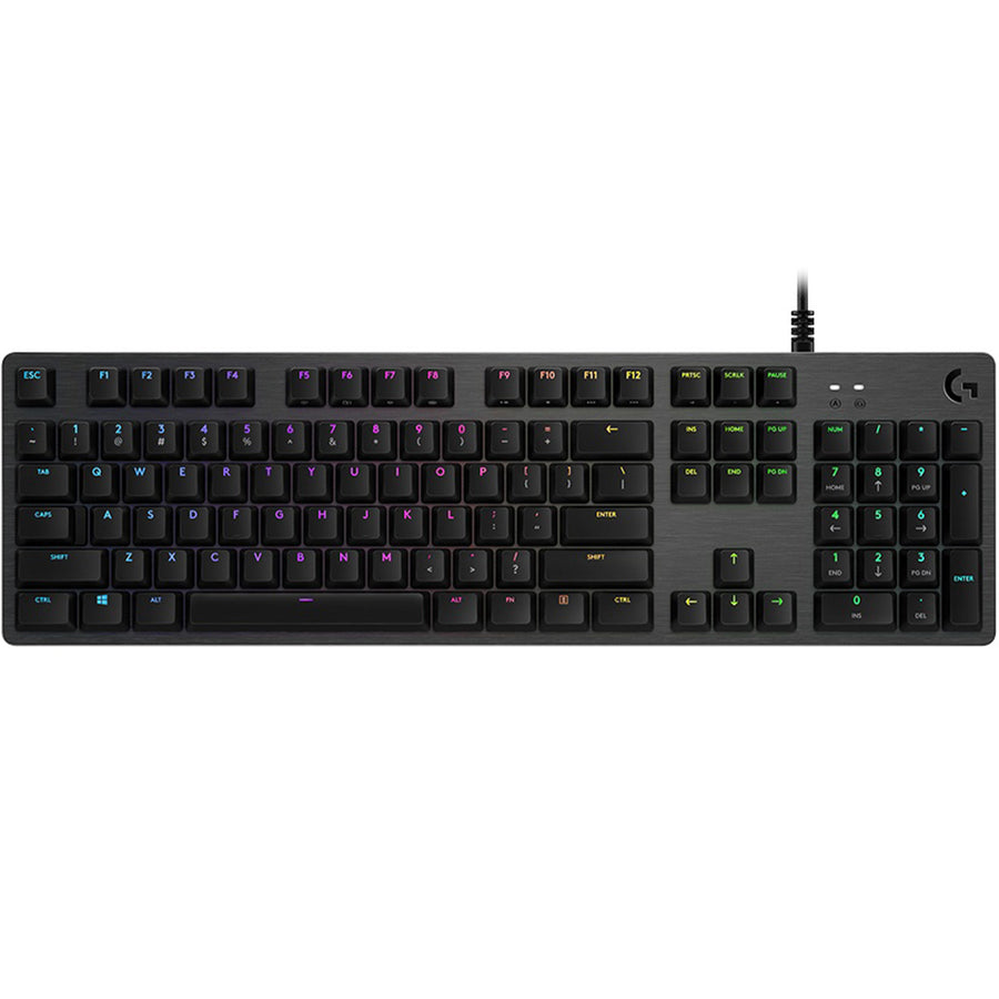 Logitech G512 Carbon RGB Clicky Mechanical Gaming Keyboard - GX Blue S ...