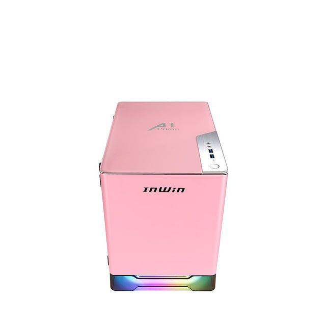 Inwin A1-Prime Mini ITX Case w/ P75F 750W PSU - Pink – Computer Lounge